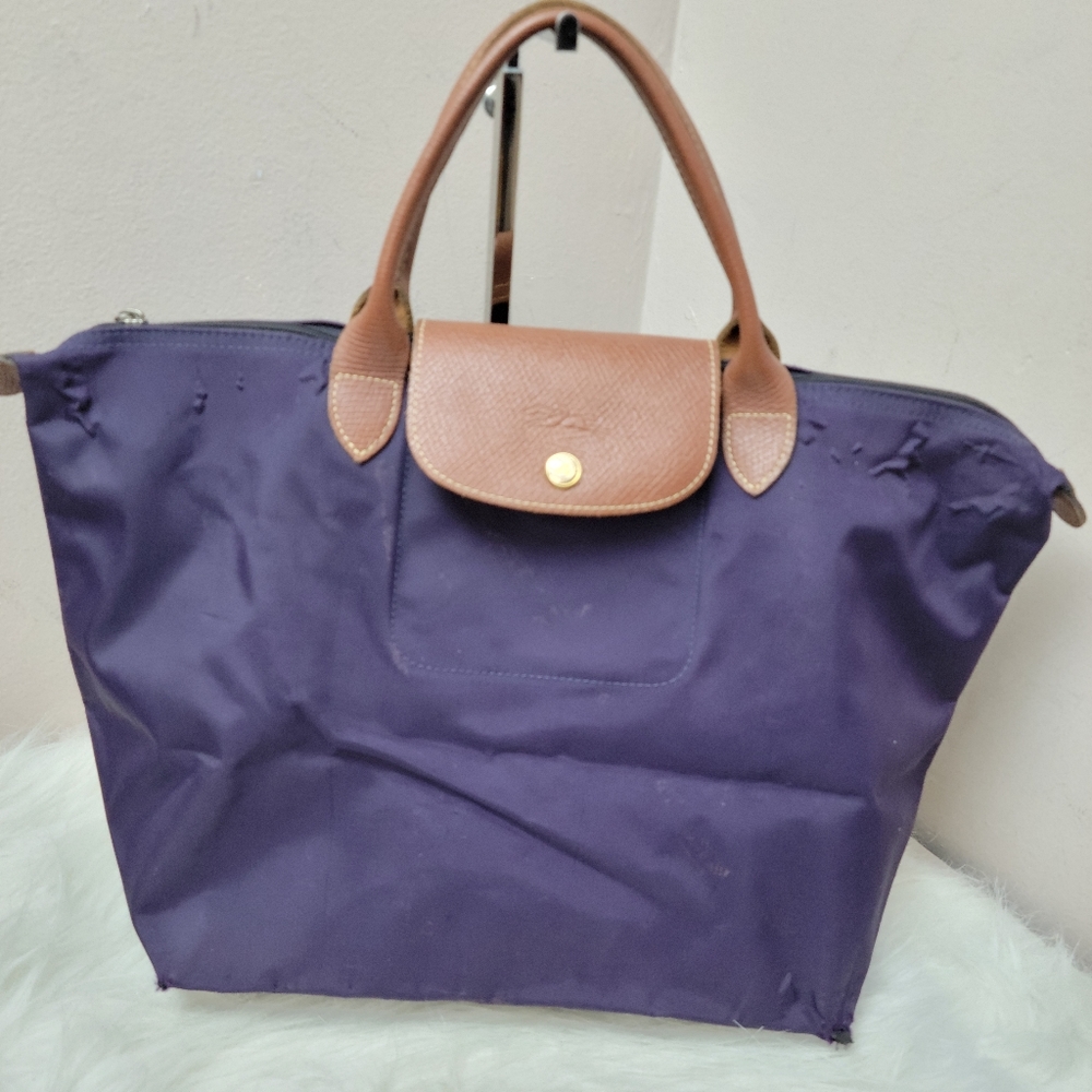 100% Authentic Long Champ Medium Satchel - Gem